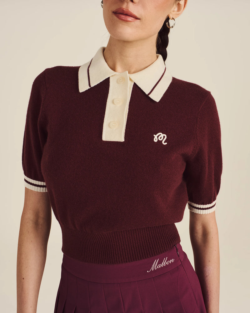 Malbon Mikayla Knit Polo | Golf Paradise