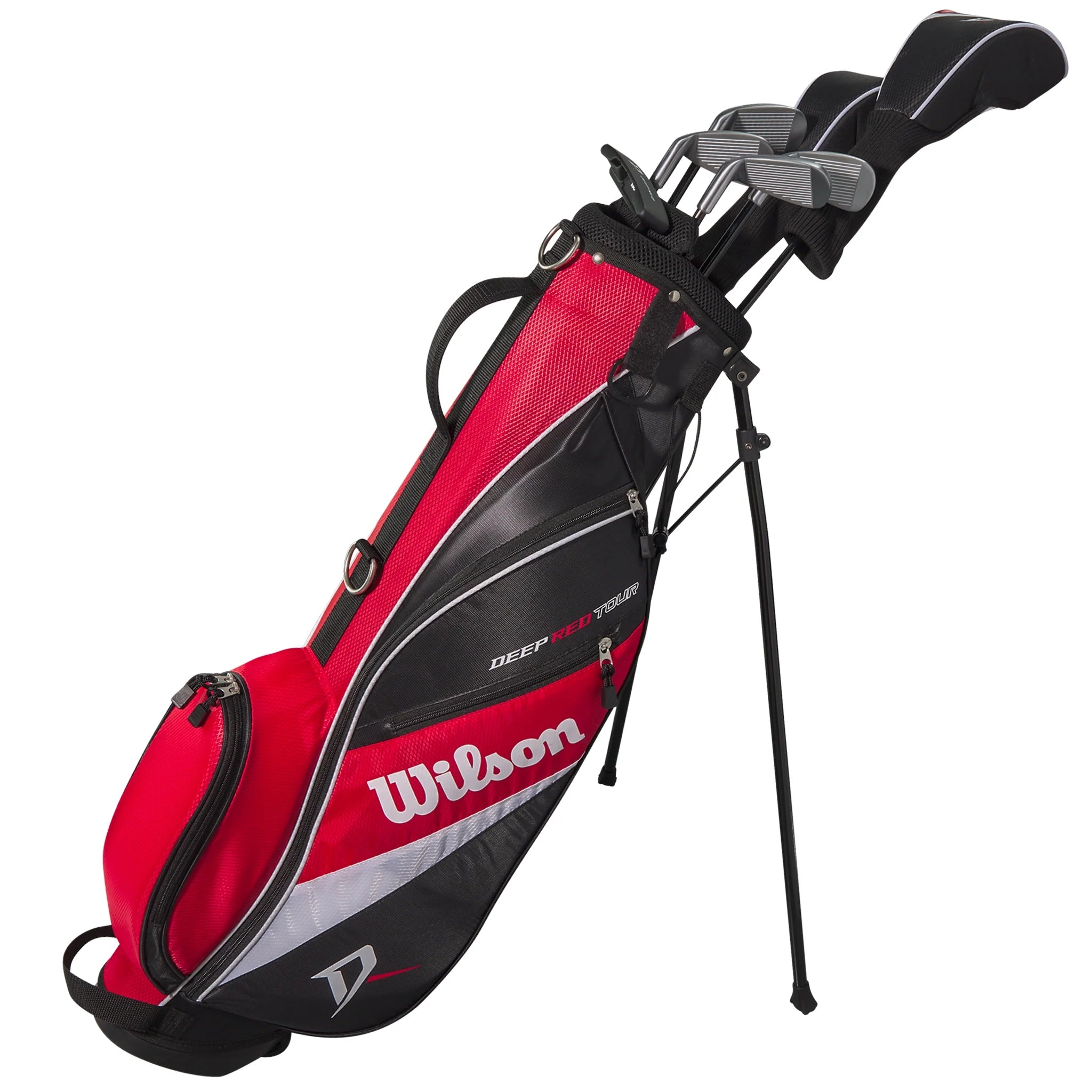 Wilson Deep Red Junior Golf Package Red (11-14 years) l Golf Paradise